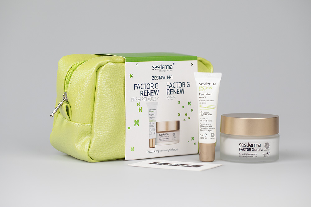 Sesderma Factor G - Rejuvenating Cream + Eye Contour Gel Factor G x 2 ...
