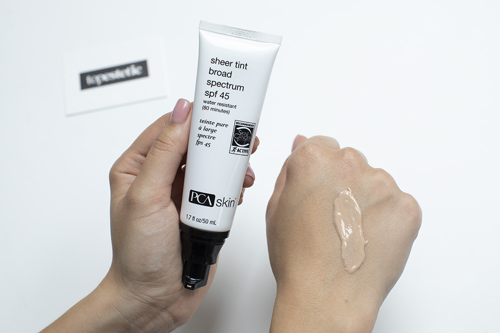 PCA Skin Sheer Tint Broad Spectrum SPF 45 Tonujący krem wodoodporny z ...