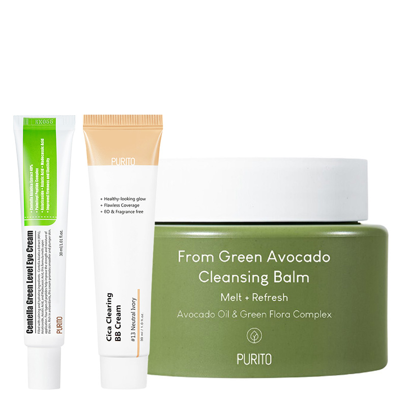 Purito Eye Cream + BB + Cleansing Balm ZESTAW Krem pod oczy 30 ml ...