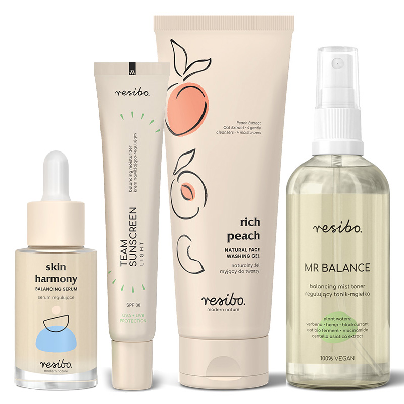 Resibo Rich Peach + Mr Balance + Skin Harmony + Team Sunscreen SPF 30 ...