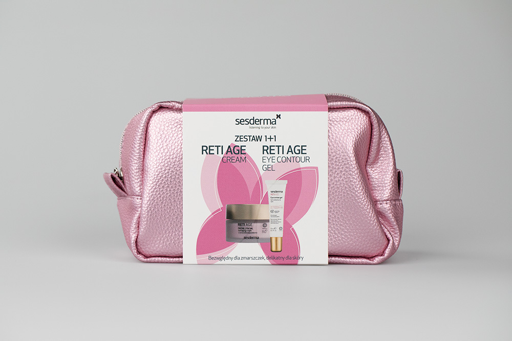 Sesderma Reti Age Cream Anti Aging + Reti Age Eye Contour Gel ZESTAW ...