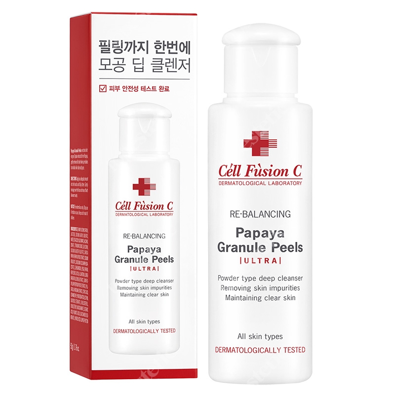 Cell Fusion C Papaya Granule Peels Peeling enzymatyczny 50 g - Opinie i ...