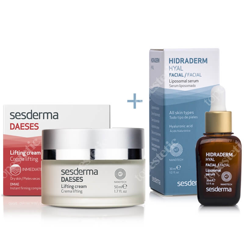 Sesderma Daeses Lifting Cream + Hidraderm Hyal Liposomal Serum ZESTAW ...