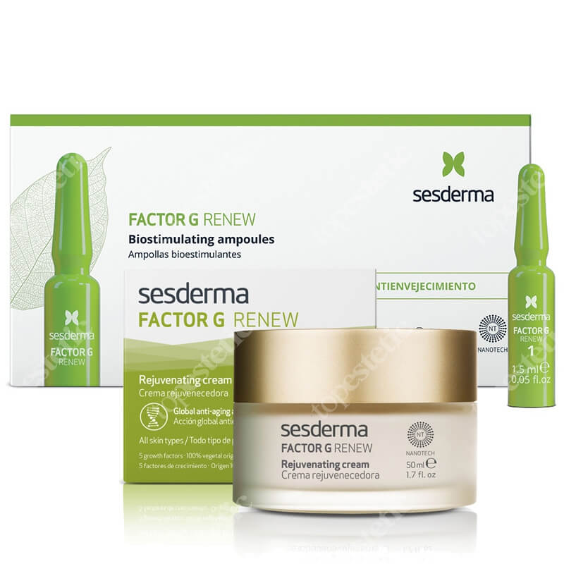 Sesderma Factor G - Rejuvenating Cream + Factor G Biostimulating ...