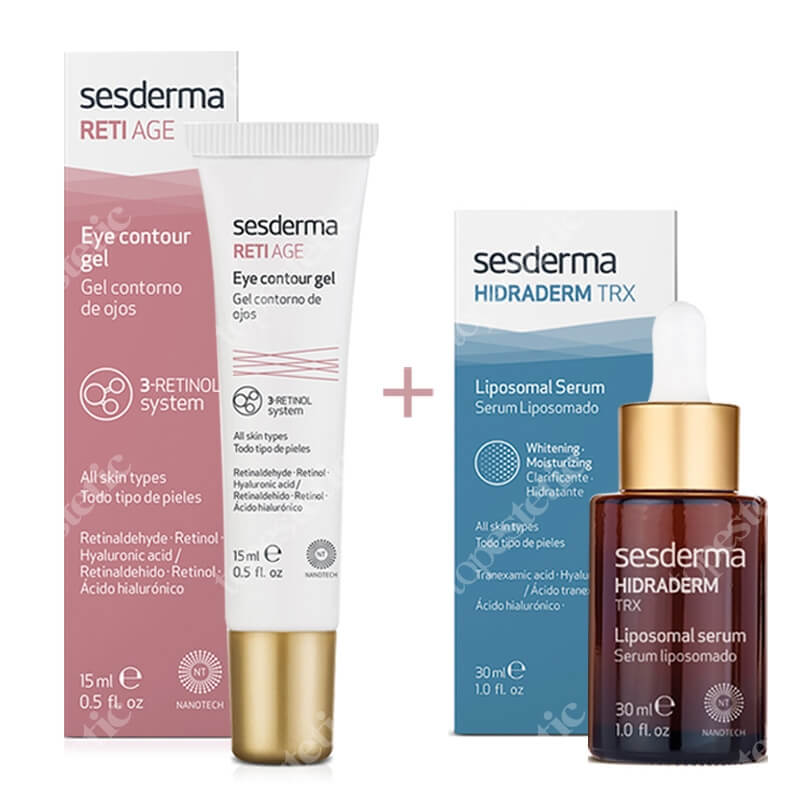 Sesderma Reti Age Eye Contour Gel + Hidraderm TRX Liposomal Serum ...
