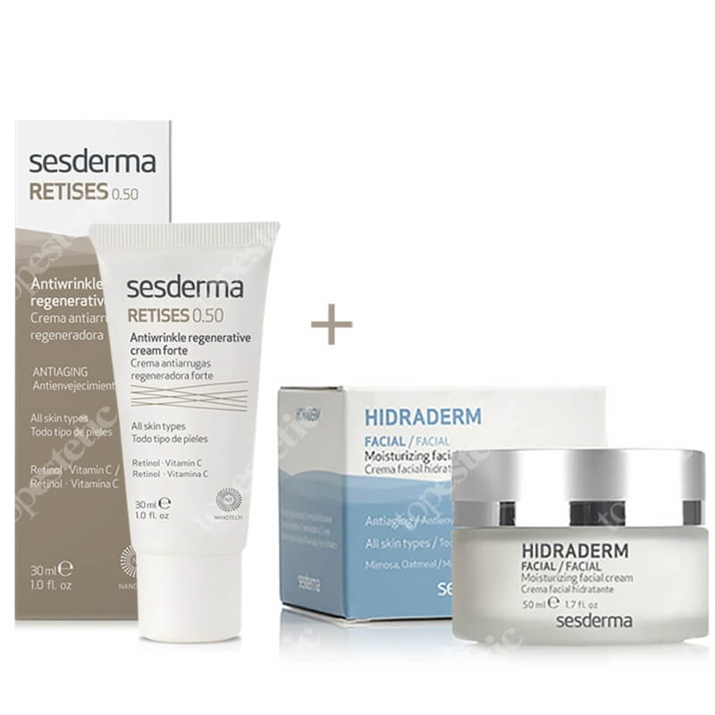 Sesderma Retises 0,5% + Hidraderm ZESTAW Regenerujący krem ...